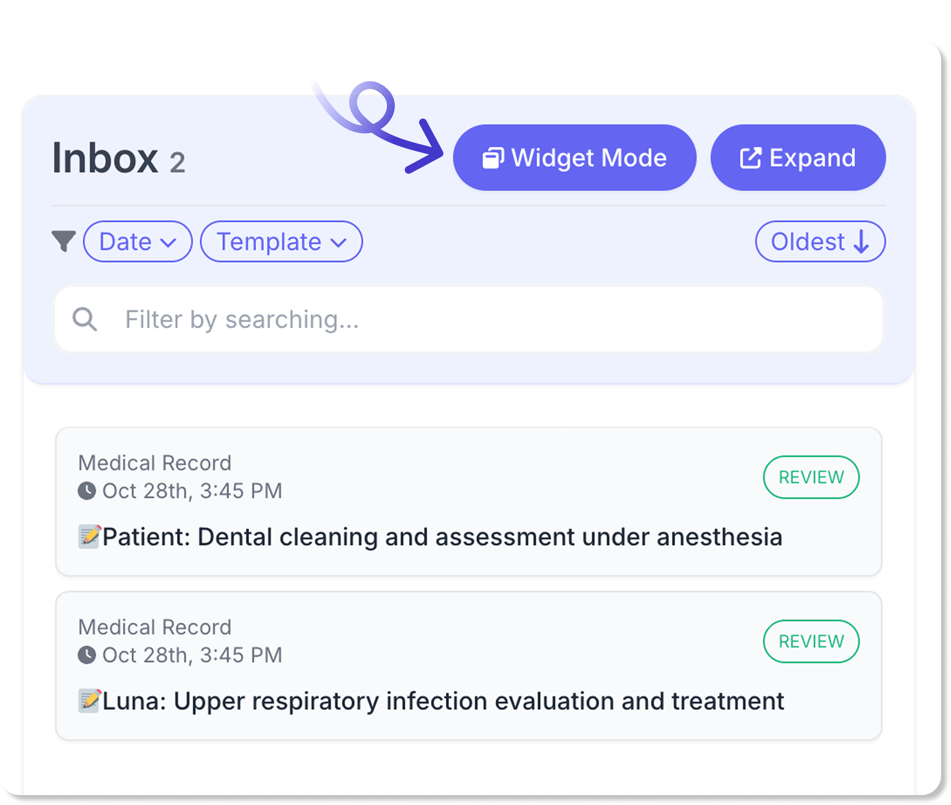 Widget Mode: Seamless Integration With Any PIMS, Including Avimark, Cornerstone, Impromed, and ...